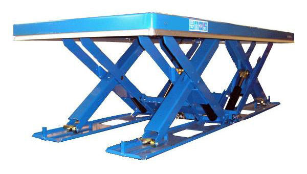 Tandem scissor lift table - MXT series - HYMO - electric / stationary ...
