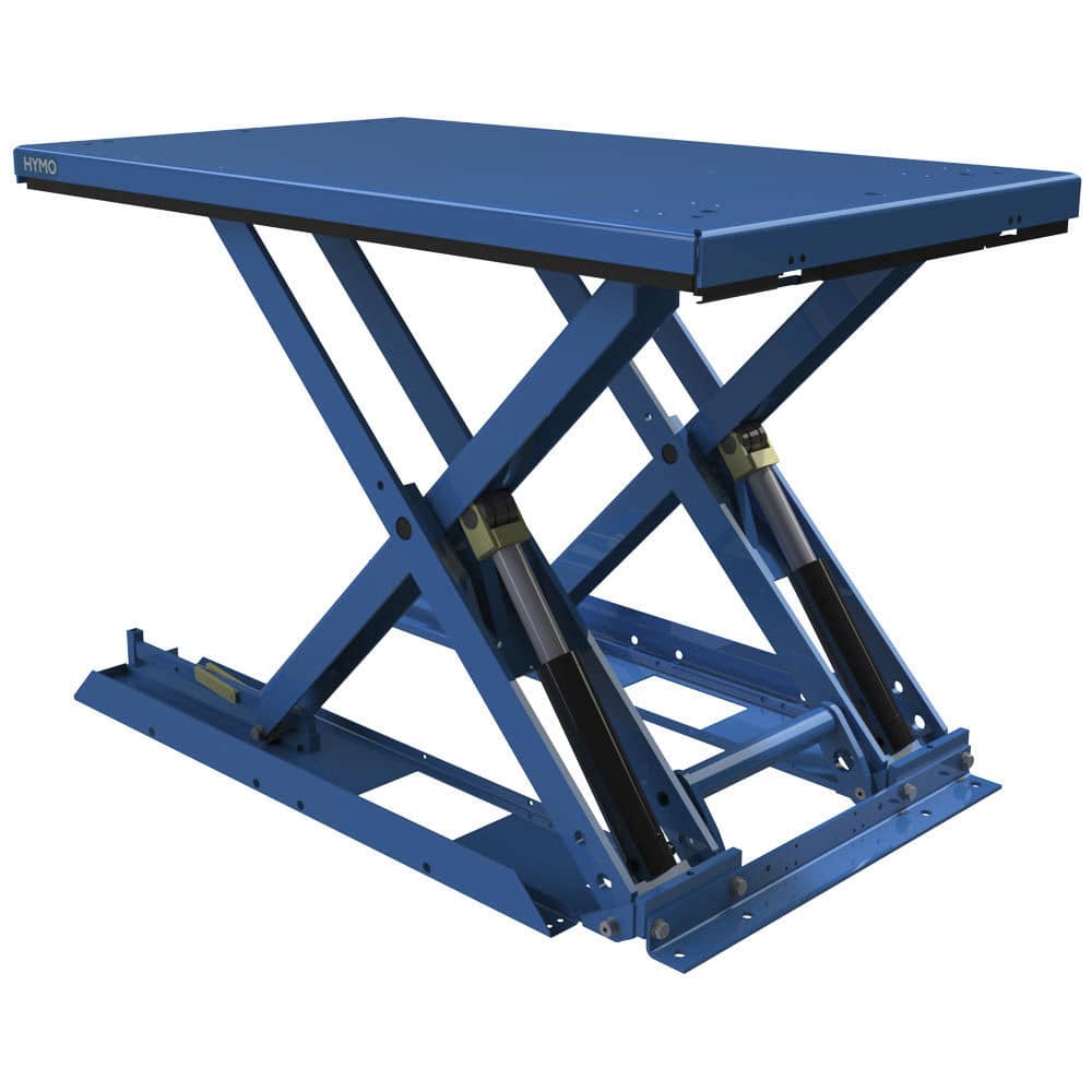 Tandem scissor lift table - MXT series - HYMO - electric / stationary ...