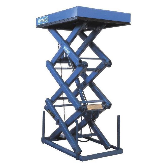 Triple-scissor lift table - BXXX series - HYMO - hydraulic / stationary