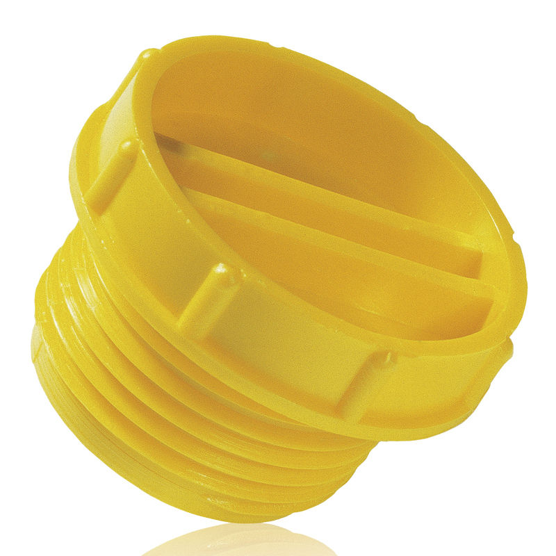 Round plug - GPN 700 series - Pöppelmann - threaded / polyethylene / HDPE