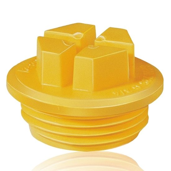 Hexagonal plug - GPN 736 series - Pöppelmann - threaded / plastic ...