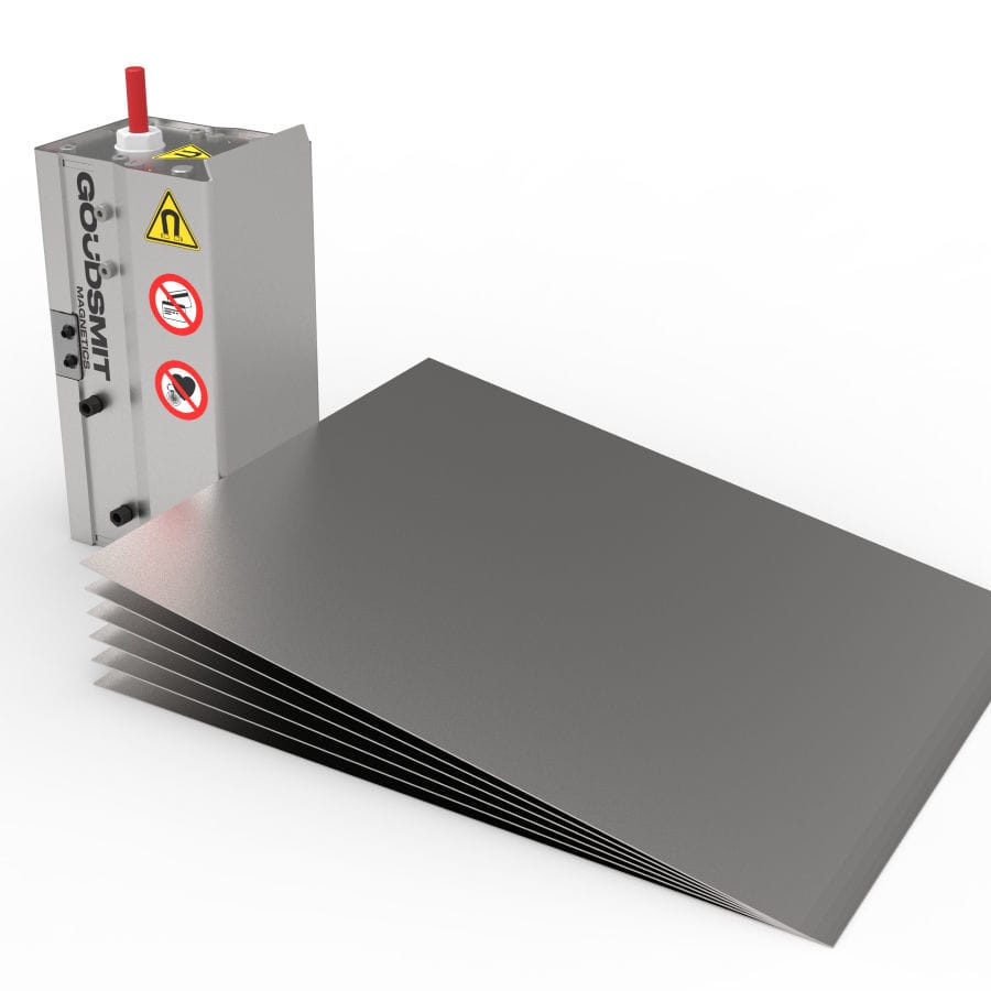 Switchable magnetic sheet separator - Goudsmit Magnetics BV