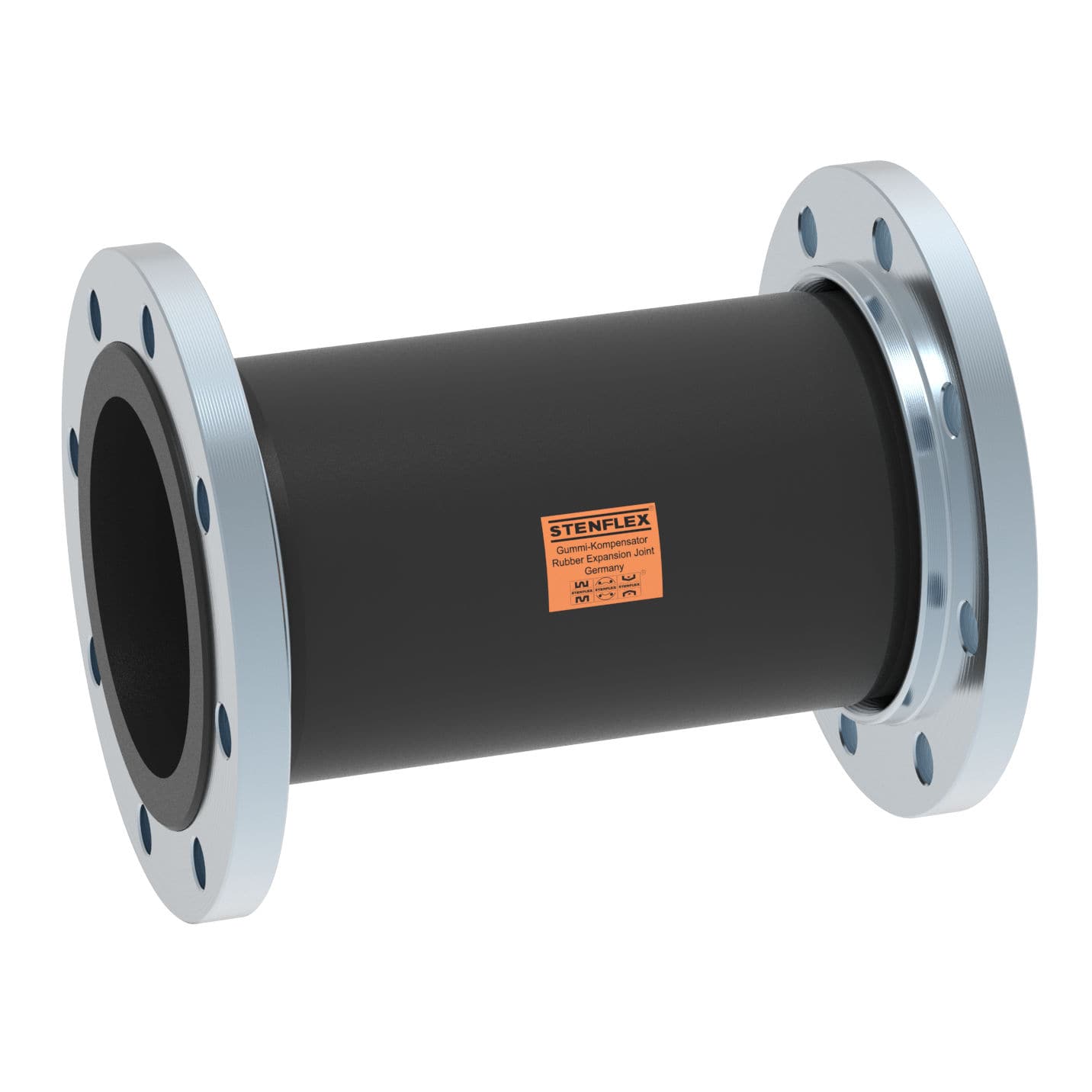 Rubber pipe expansion joint - E - STENFLEX Rudolf Stender GmbH - round ...