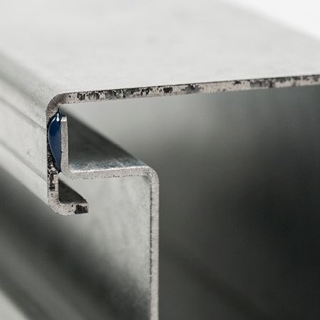 Metal profile - voestalpine Sadef - flat / industrial