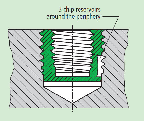 Threaded insert / self-tapping / metal / flat - Ensat® - Kerb Konus