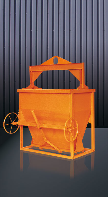 Rectangular concrete skip - 1093 (H) - Eichinger Equipement - bottom ...