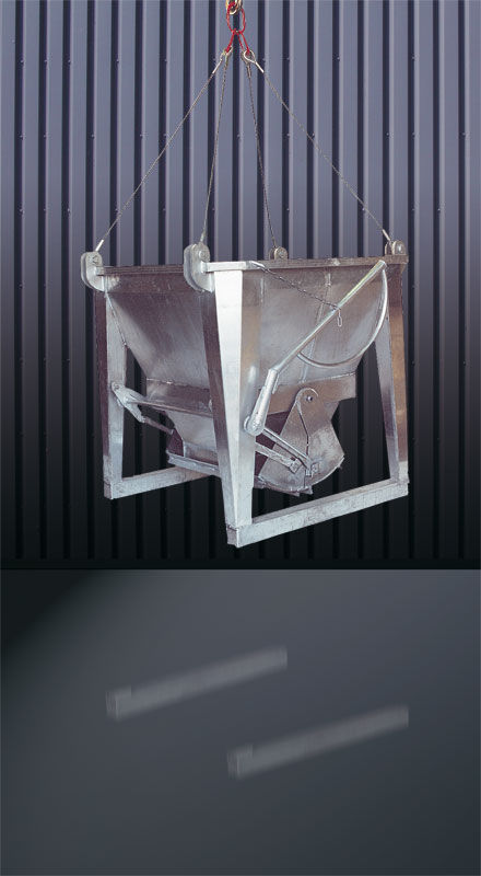 Octagonal concrete skip - 1031A series - Eichinger Equipement - bottom ...