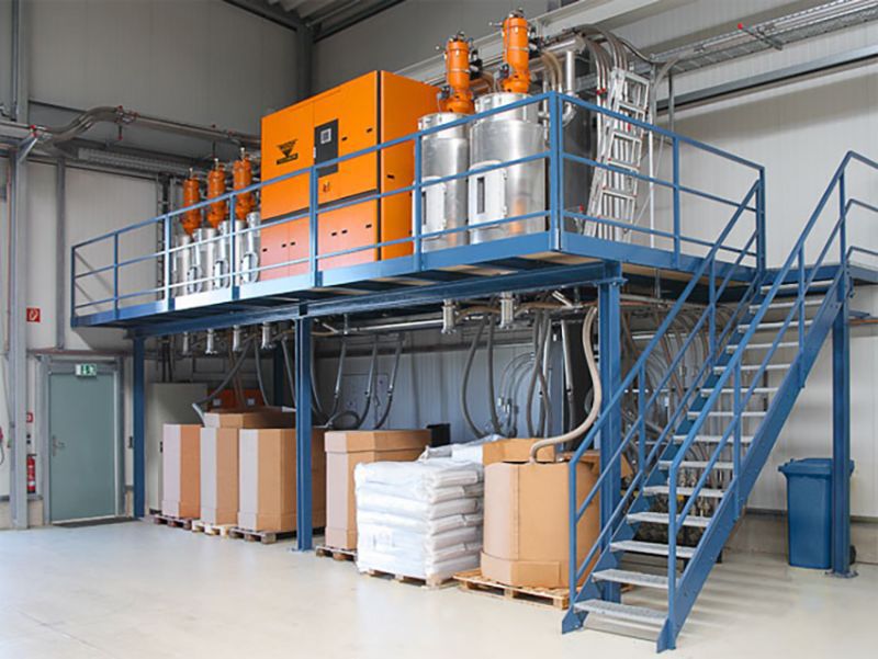 Dry air dryer - Koch-Technik, Werner Koch Maschinentechnik GmbH - continuous / for plastic pellets