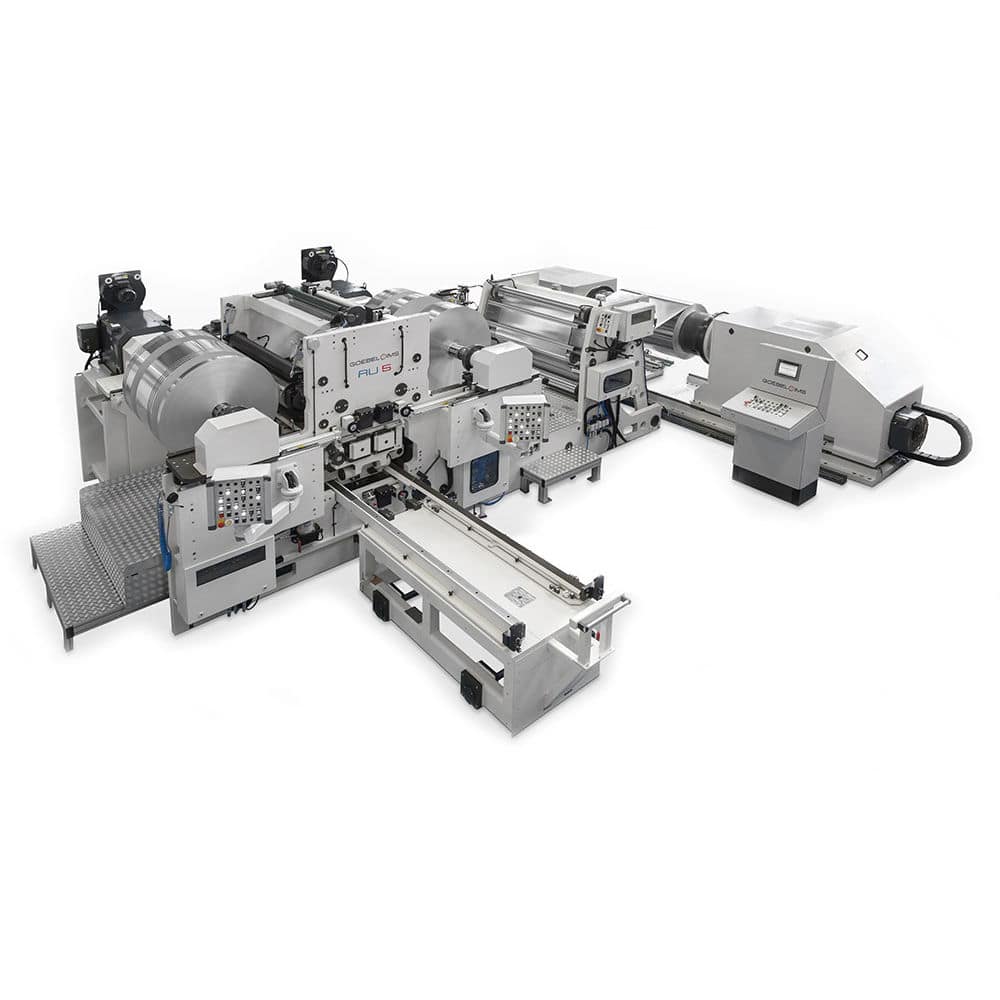 Aluminum foil slitter-rewinder - RU 5 - GOEBEL IMS