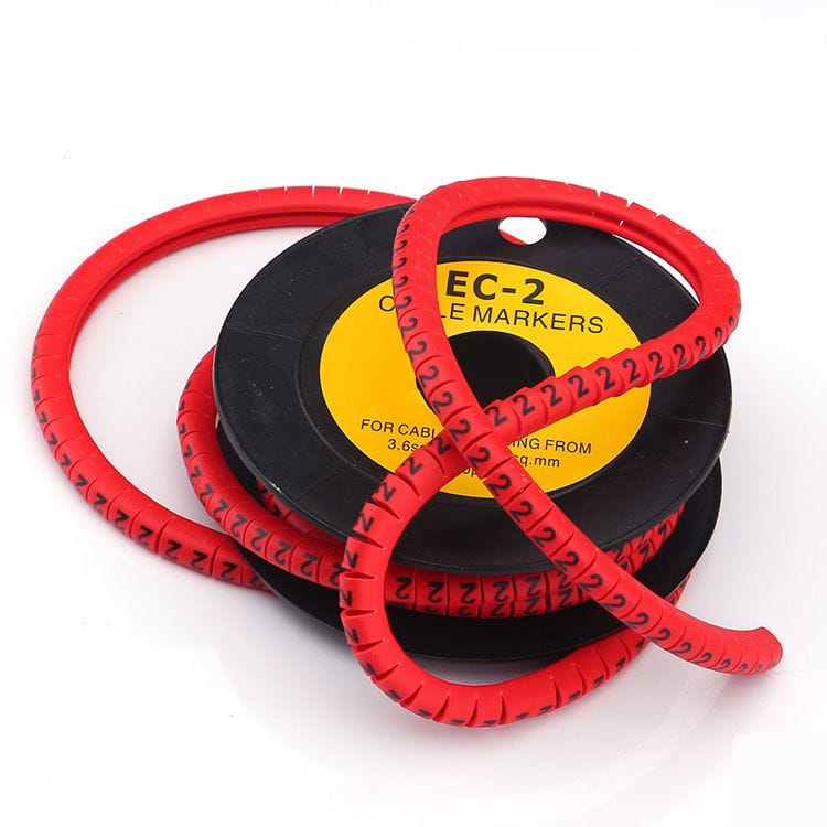 Cable clip - EC series - Shanghai Richeng Electronics - PVC / marking ...