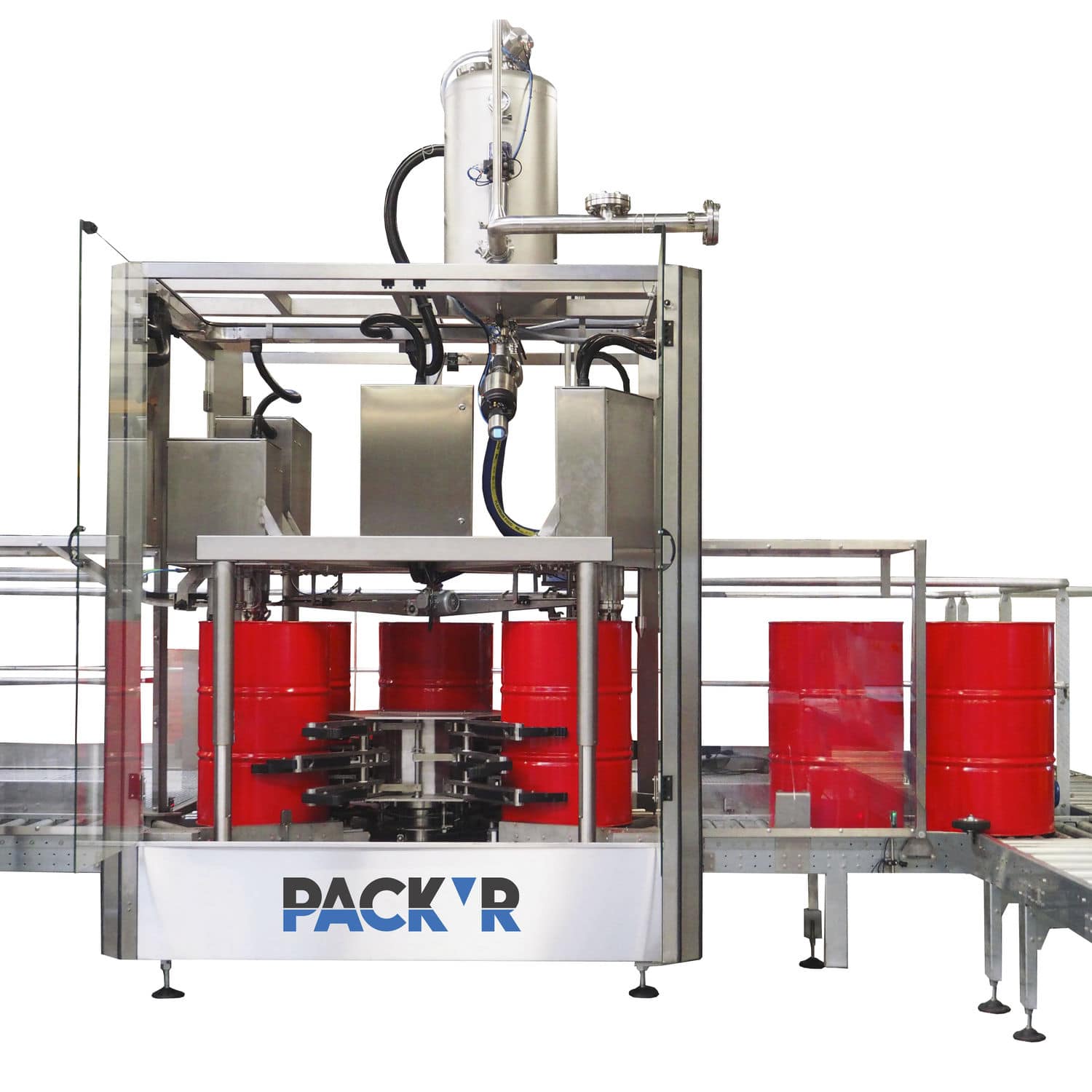 Automatic filling machine - PULSA-D - PACK'R - drum / liquid / weight