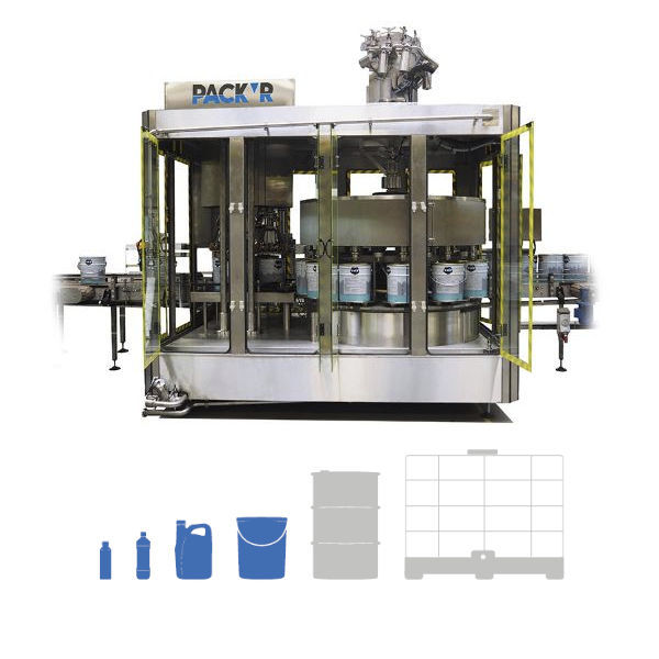 Weight filler-capper - REVO-S - PACK'R - for liquid products ...