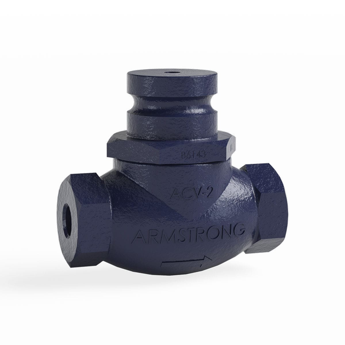 Diaphragm valve - ACV series - Armstrong International, Inc. - pneumatic / for control / for steam