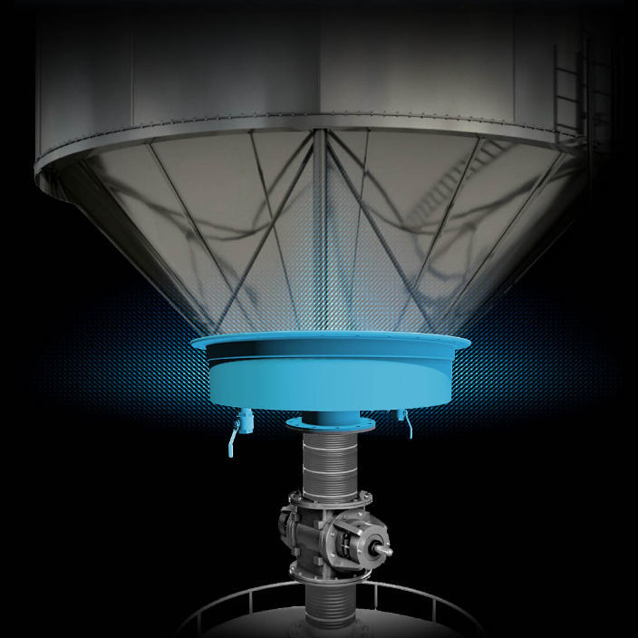 Flat bottom extractor - Vortex® Aero Bin™ - Vortex Global