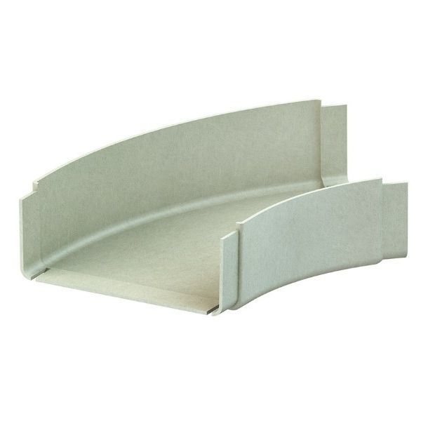 45° angle cable tray bend - KPC series - Ebo Systems SAS - GRP