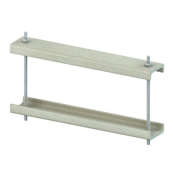 Cable ladder cover clamp - DFW series - Ebo Systems SAS - GRP