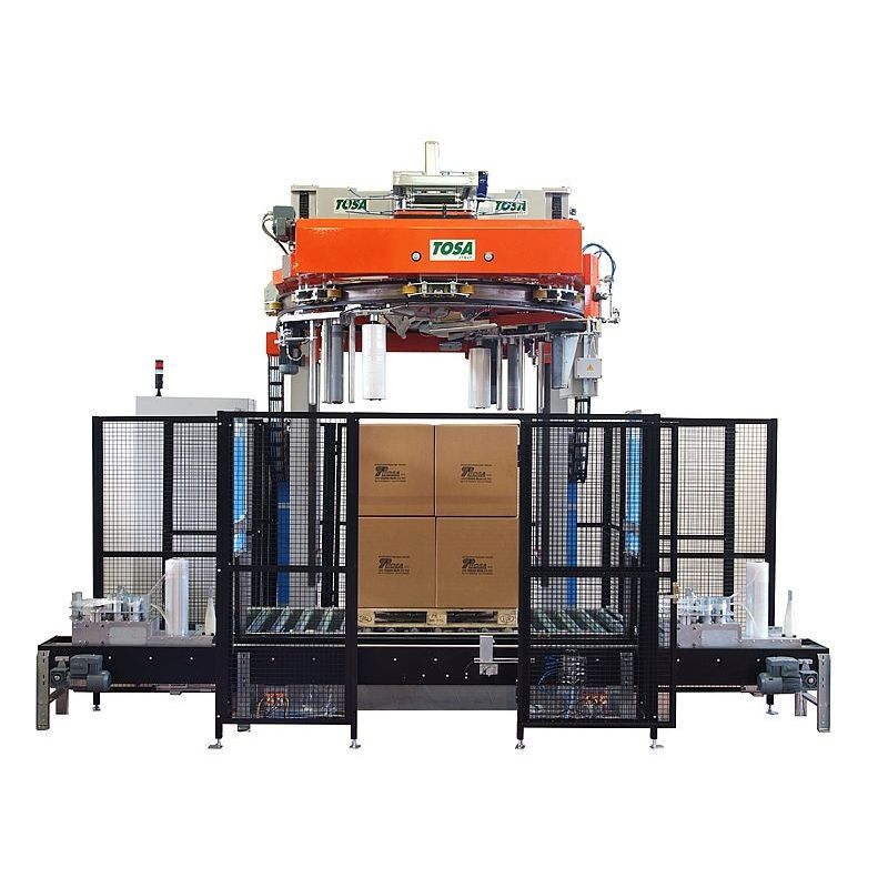 Rotary ring stretch wrapper - 125E/2 - Tosa - automatic / pallet / with ...