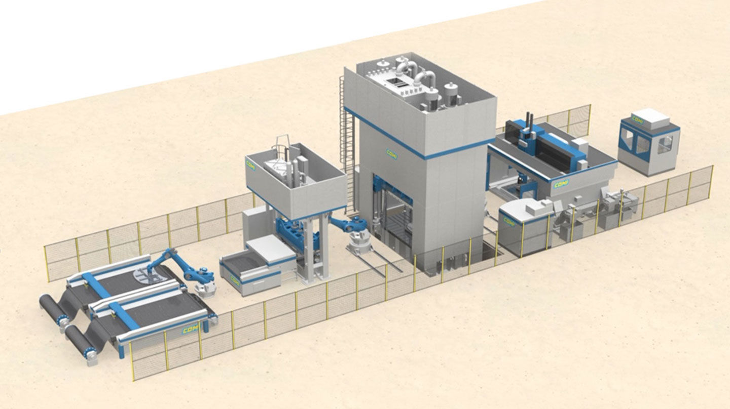 Automotive headliner forming line - COMI GROUP