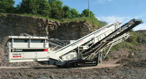 Mining screener - 694+ - TEREX Mobile Processing Equipment - vibrating ...