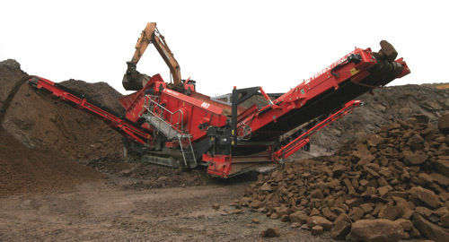 Construction screening unit - 883+ - TEREX Mobile Processing Equipment ...