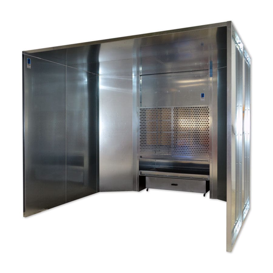 Open powder coating booth - 140110X - Tricolor Industries - cartridge ...
