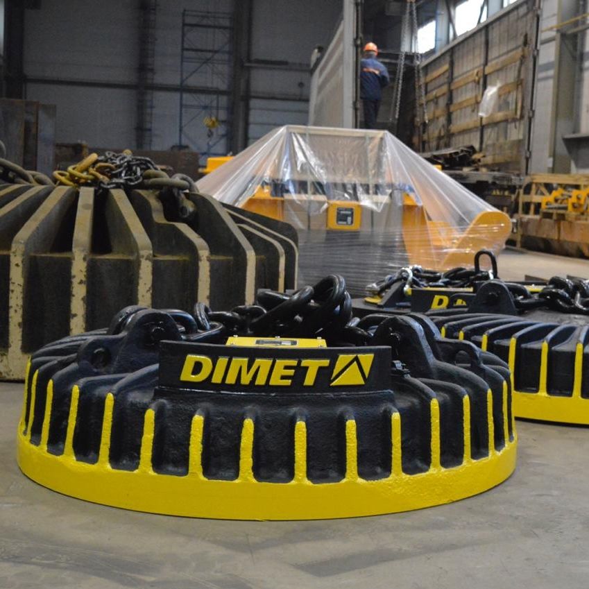 Metal scrap handling electro lifting magnet - EMG SM - DIMET GmbH ...