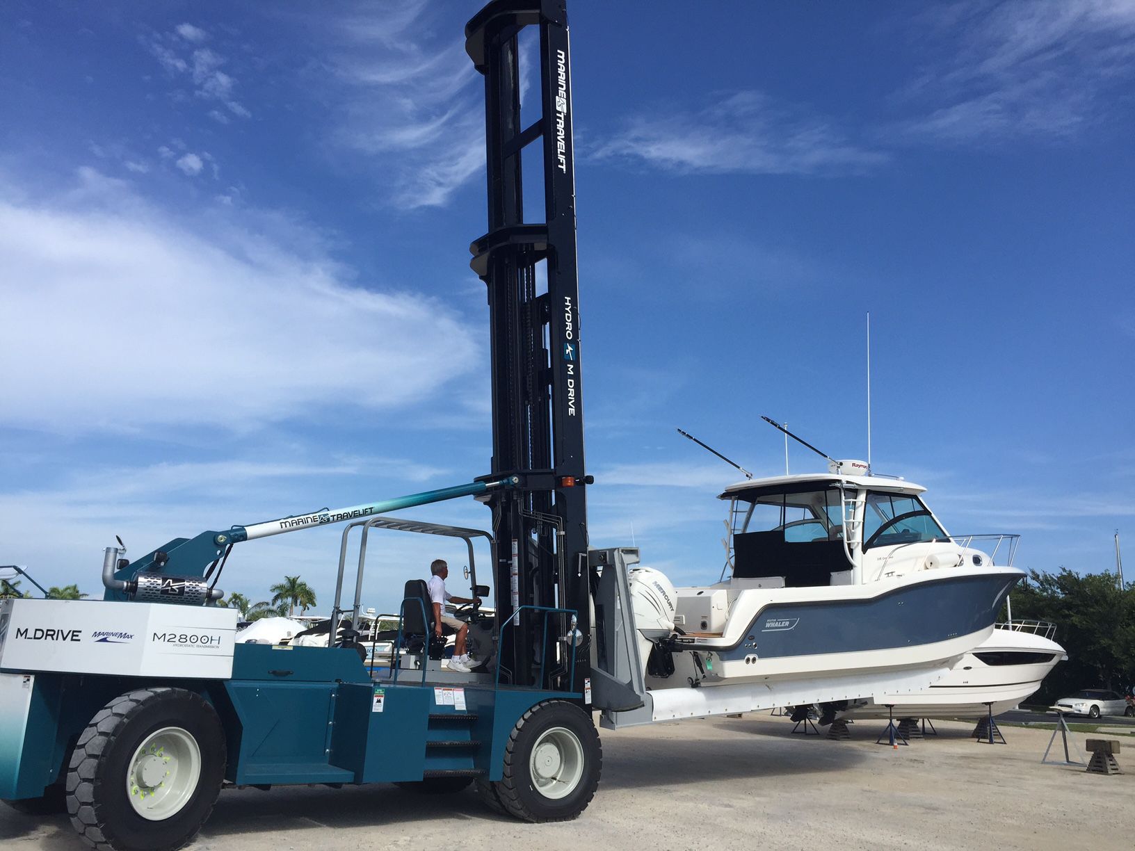Boat Forklift Truck