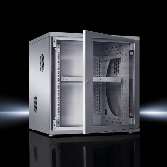 Wall-mounted enclosure - FlatBox - RITTAL - floor-standing / 19" rack ...