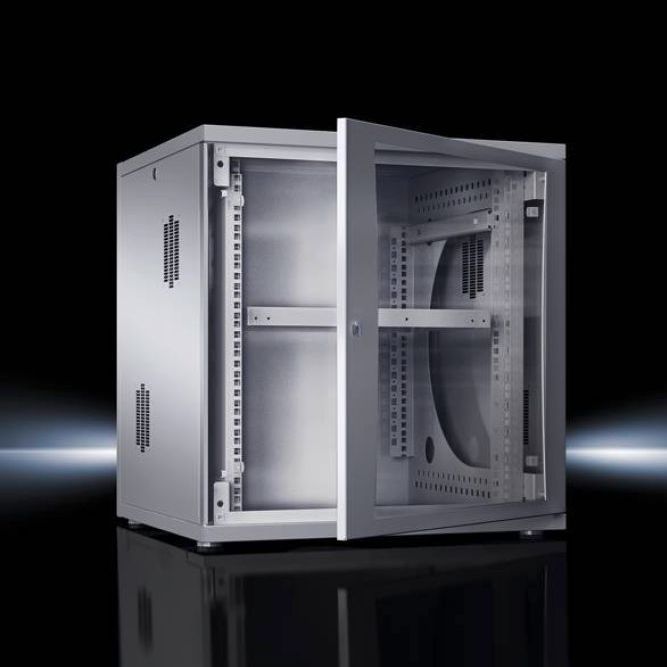 Wall-mounted enclosure - FlatBox - RITTAL - floor-standing / 19" rack ...