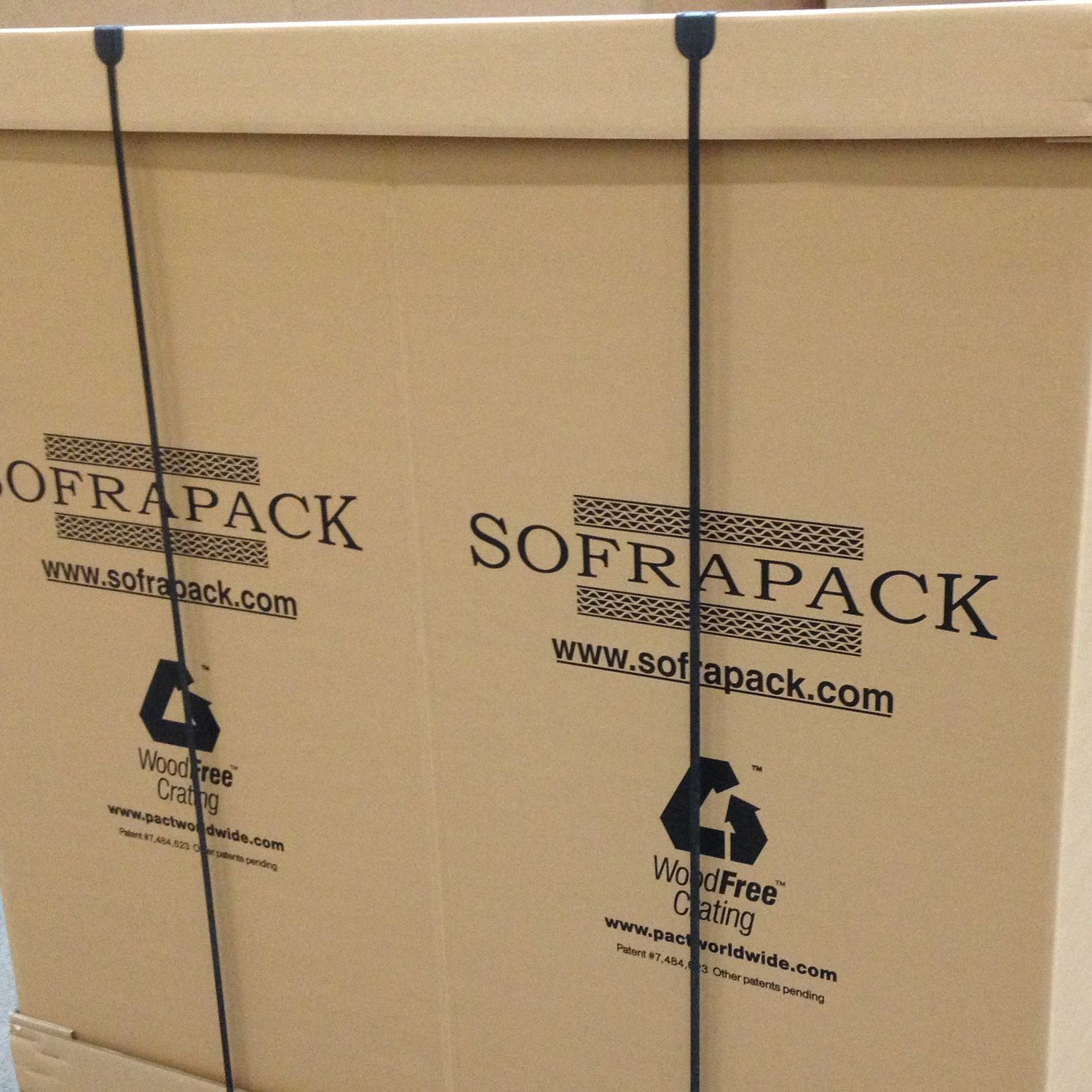 Cardboard pallet box - AF series - SOFRAPACK - transport / lightweight ...