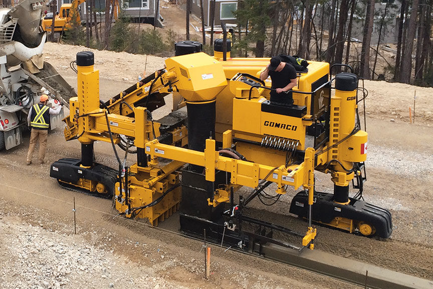 Slipform paver - Commander III - GOMACO International