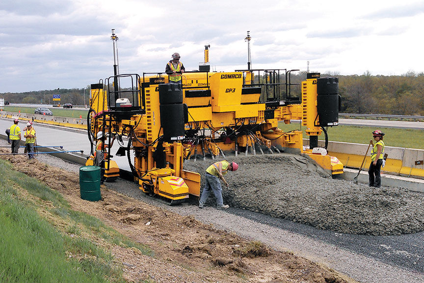 Slipform paver - GP3 - GOMACO International