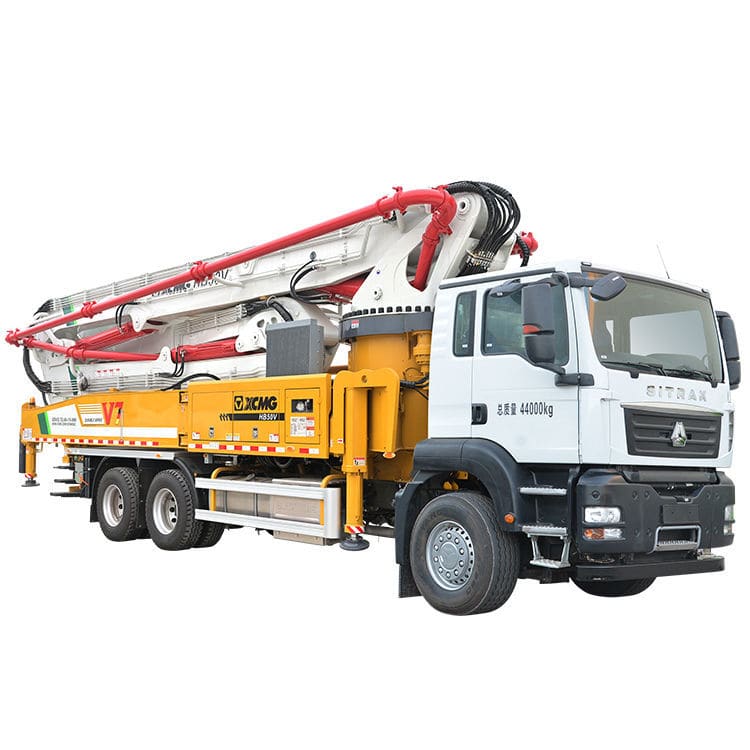Mobile truck-mounted concrete pump - HB50V - XCMG - underground