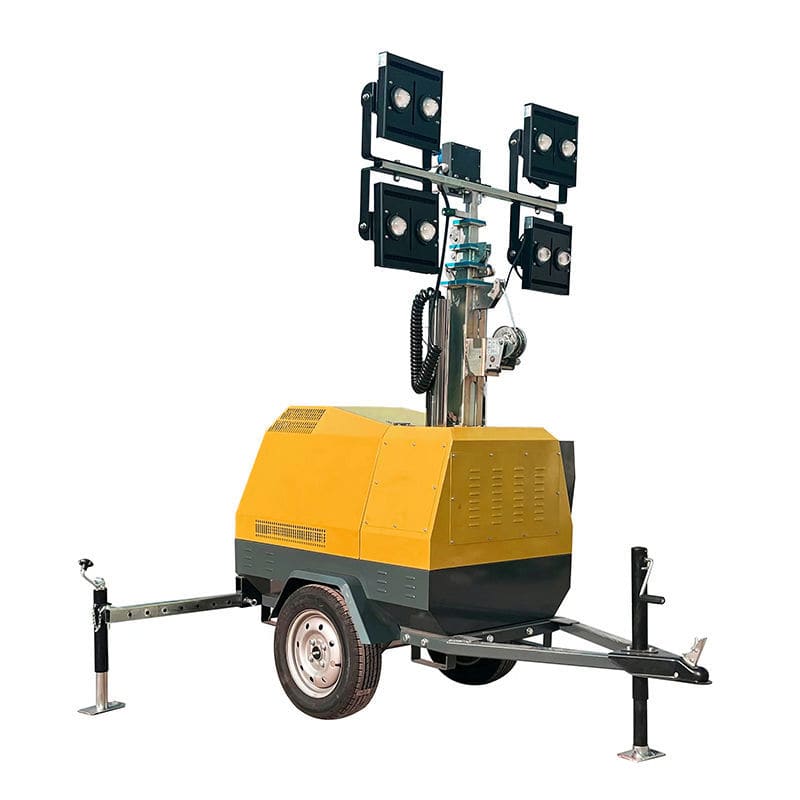 LED light tower - 4VA4000 - XCMG - metal halide / halogen / diesel engine