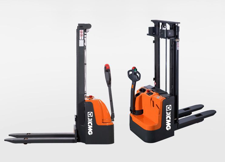 Electric stacker truck - XCS-PW10 - XCMG - walk-behind / 12 V / for pallet