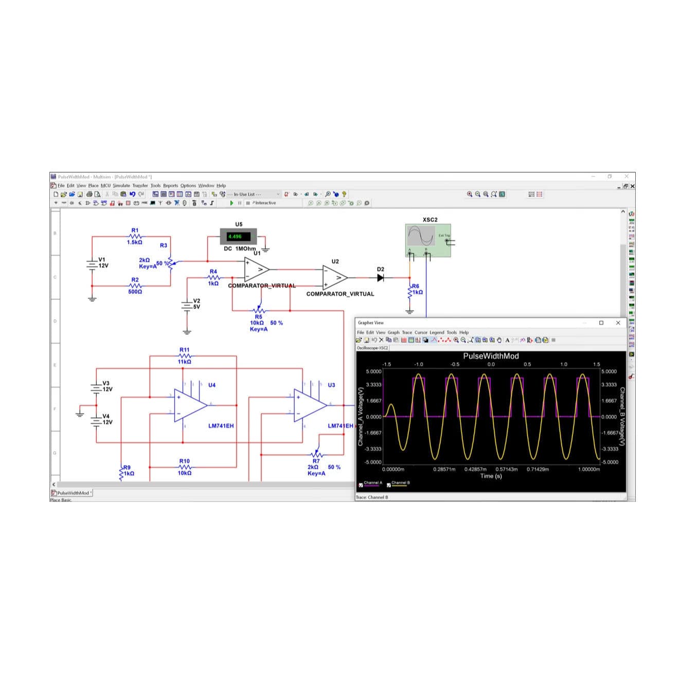 Analysis software - Multisim - NATIONAL INSTRUMENTS - interface ...