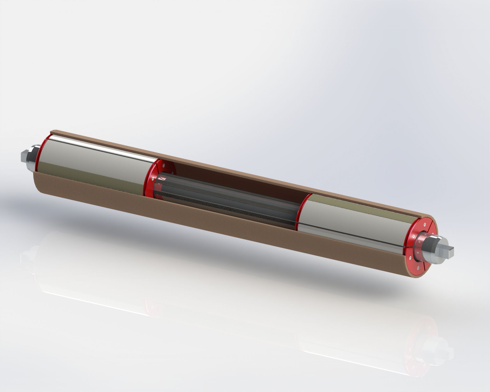 Roll expanding shaft - Corexal® - Roll Concept - Spoolex
