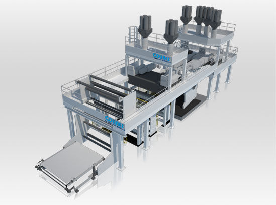 Flat-film coextrusion line - Barriercast® series - COLINES® S.p.A ...