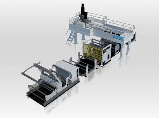Flat-film extrusion line - Bubble Guard® Flex series - COLINES® S.p.A ...