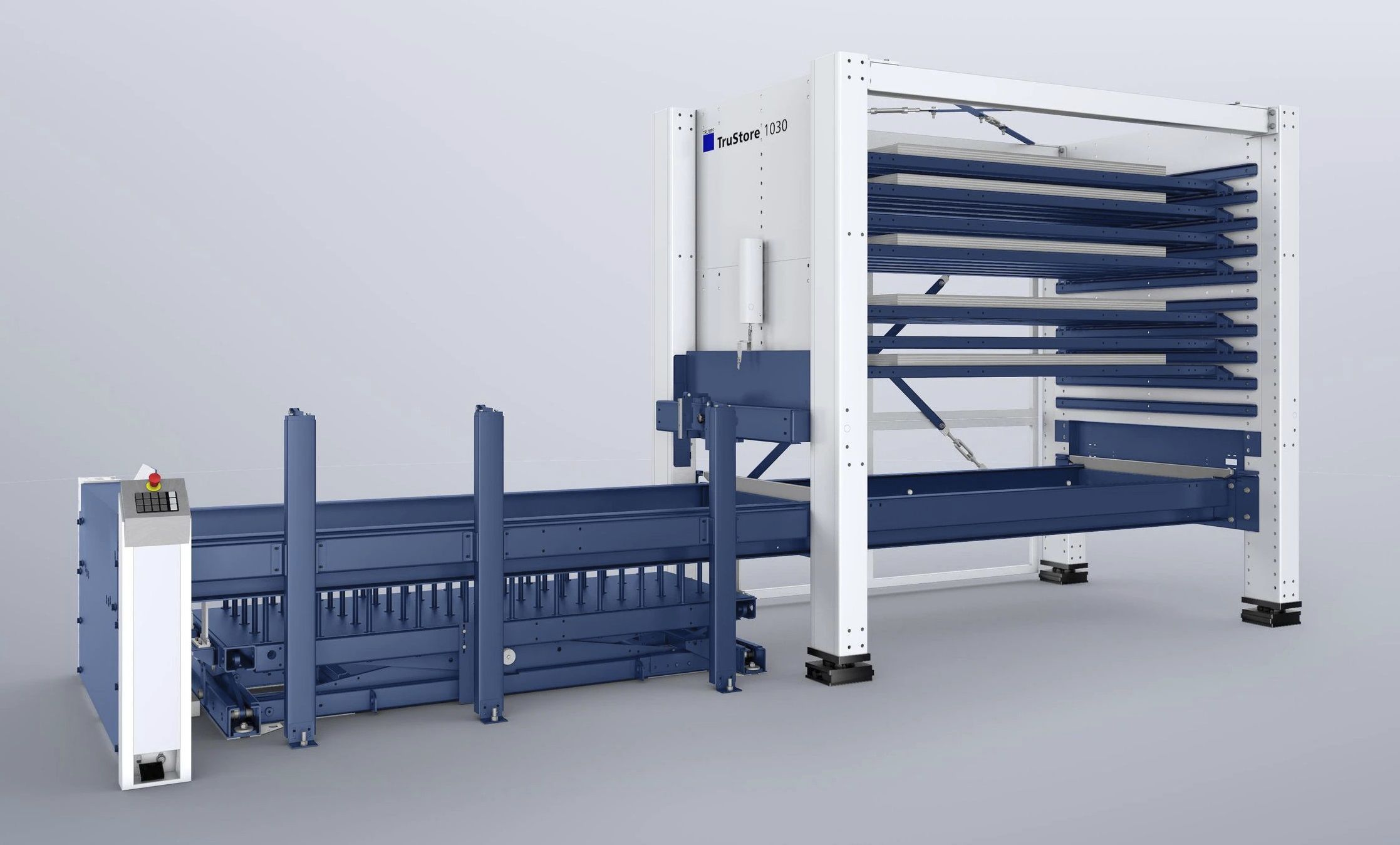 Horizontal automatic storage system - TRUMPF lasers - for sheet metal ...