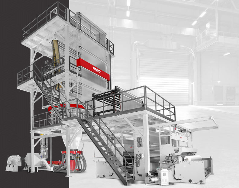 Blown film extrusion line - Foilex™ - Rajoo Engineers Ltd. - for PP ...