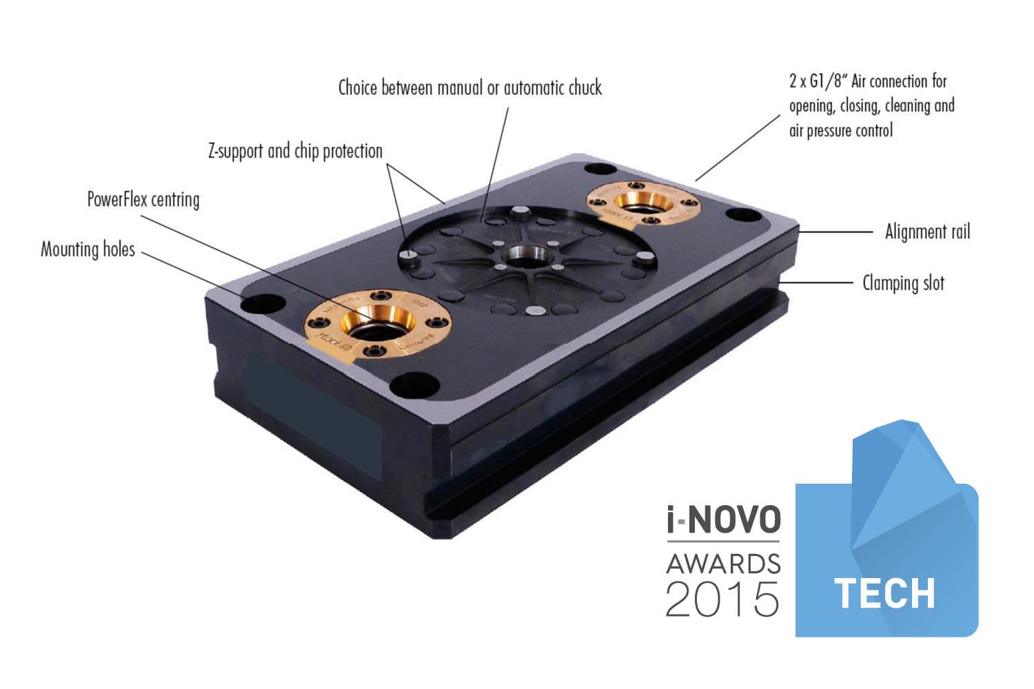 Zero-point clamping unit - ZPS Duo Compact - F-Tool