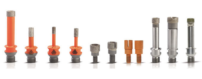 Solid milling cutter - Adi S.p.A. - router / for stone / 2-flute