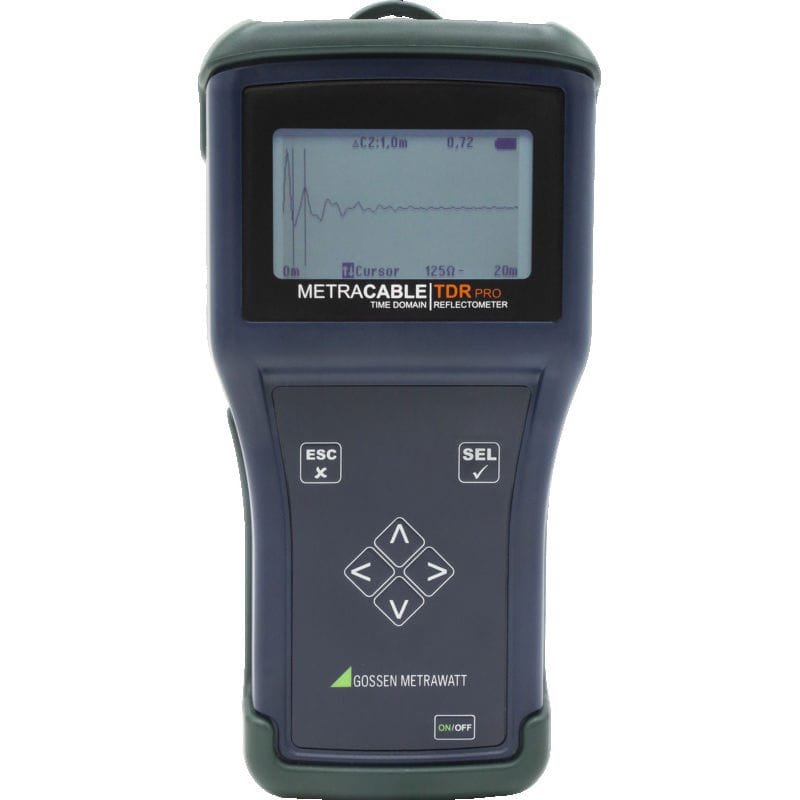 TDR reflectometer - Metracable TDR Pro - GOSSEN METRAWATT GmbH - time ...