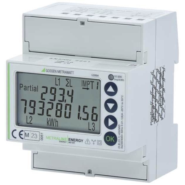 Three-phase electric energy meter - U289 B - GOSSEN METRAWATT GmbH ...