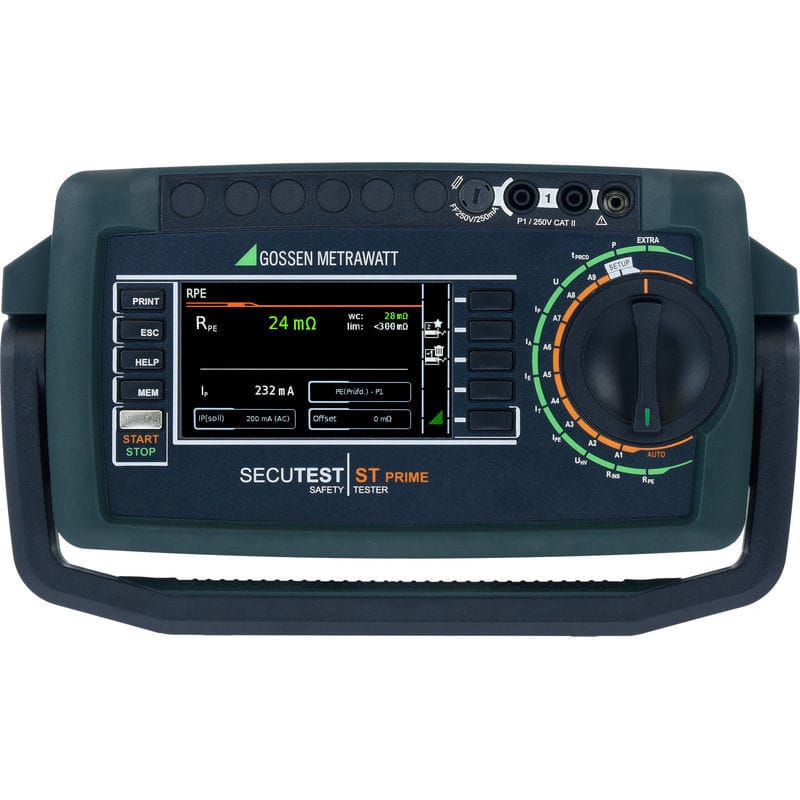 High-voltage testing device - SECUTEST ST PRIME 25A - GOSSEN METRAWATT ...