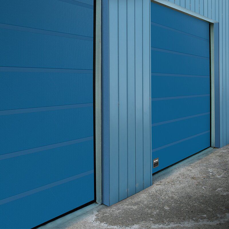 Sectional door - OH1082P - ASSA ABLOY Entrance Systems - steel / indoor ...