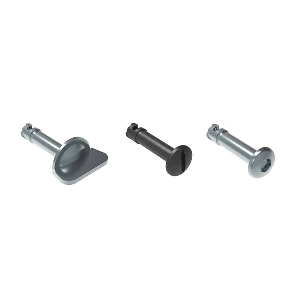 Stainless steel quarter-turn fastener - D8 series - SOUTHCO - spring