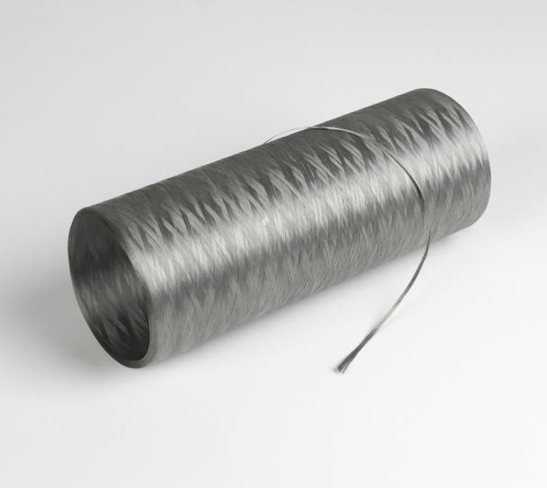Glass filament yarn - Alucoat - Vetrotex - aluminum / gray