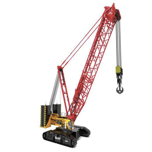Crawler crane - SCC8000A - SANY - boom / lattice / for construction